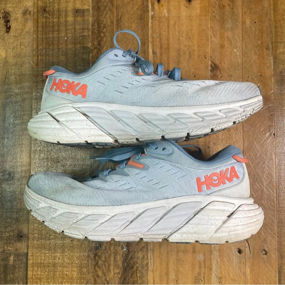 Hoka | Shoes | Size 85 Hoka One One Hoka Gaviota 4 Blue Fog Plein Air W ...